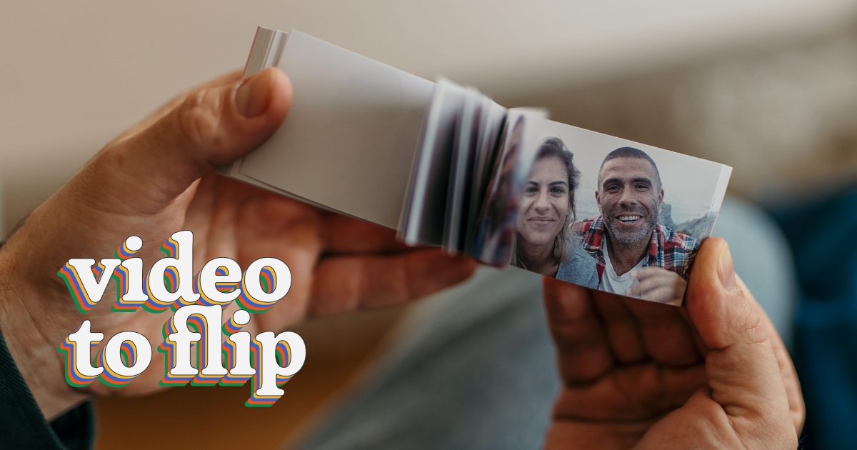 Upload video to create a flipbook